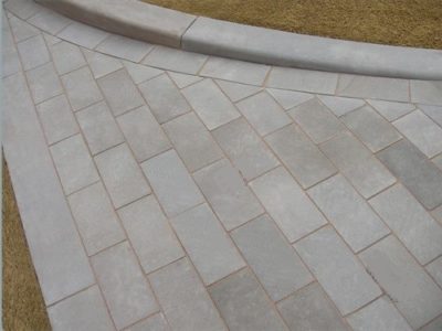 Tevershall British Pennant Limestone Paving at Stoneworld Oxford