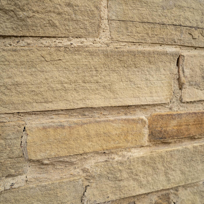 Raj Tumbled Sandstone Walling From Stoneworld In Oxford.