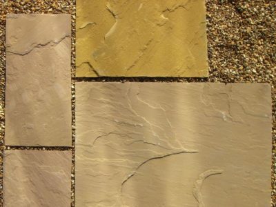 Mellow Yellow Tumbled Sandstone From Stoneworld in Oxfordshire