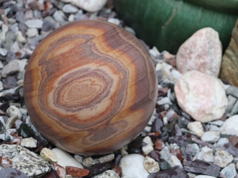 Rainbow Sandstone Spheres - Stoneworld Oxfordshire
