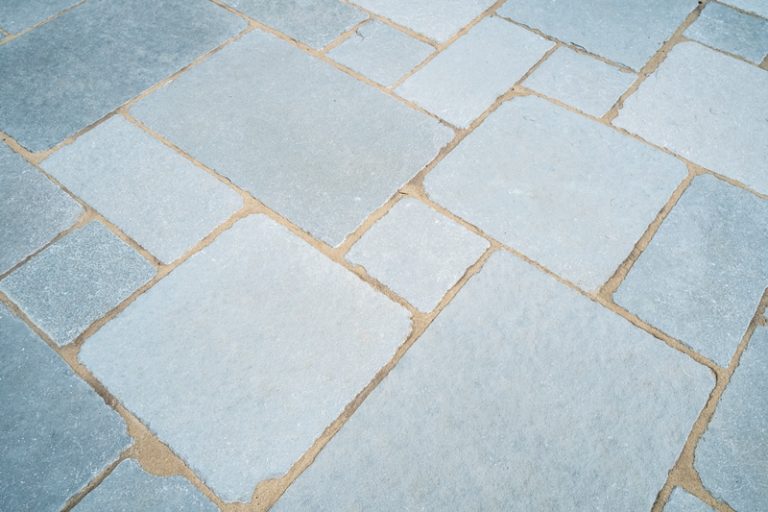 Kota Blue Tumbled Limestone Patio - Stoneworld Oxfordshire