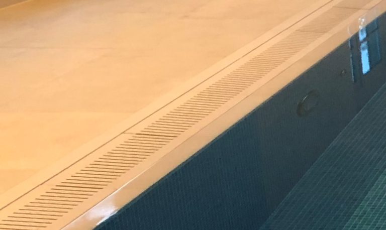 Bespoke Deck Level Pool Copings in Moleanos Limestone - Stoneworld ...