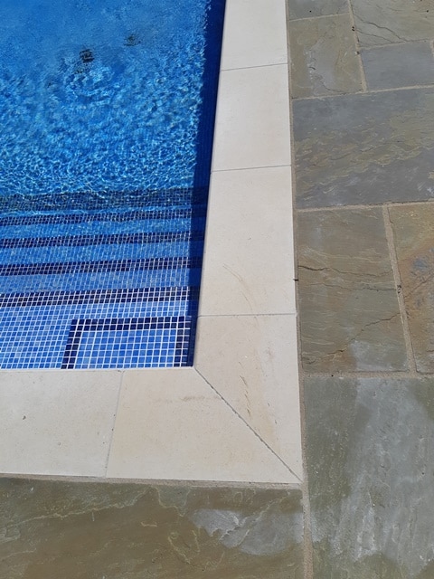 Moleanos Limestone Swimming Pool Copings From Stoneworld.