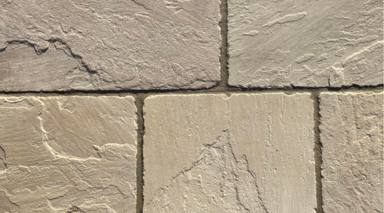 Tumbled Buff Sandstone Paving From Stoneworld, In Oxford.