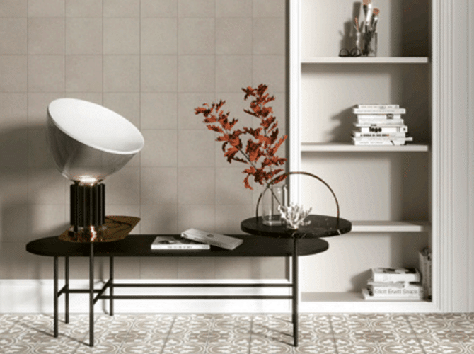 Gris Imagine Porcelain Tiles with Natural Finish - Stoneworld Oxfordshire