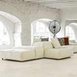 Bone White Icon Porcelain Tiles | Concrete Effect | Stoneworld