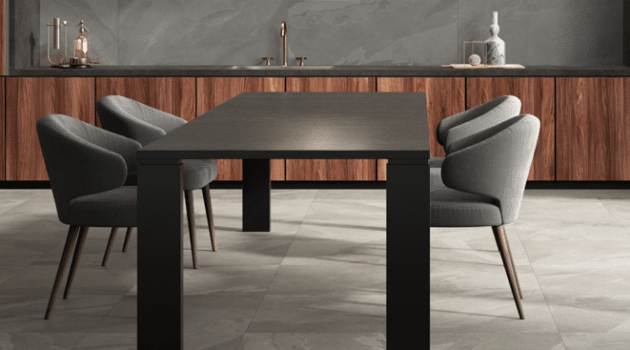 Elephant Grey Rio Porcelain Tiles Slate Surface - Stoneworld Oxfordshire