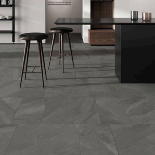 Elephant Grey Rio Porcelain Tiles Slate Surface - Stoneworld Oxfordshire