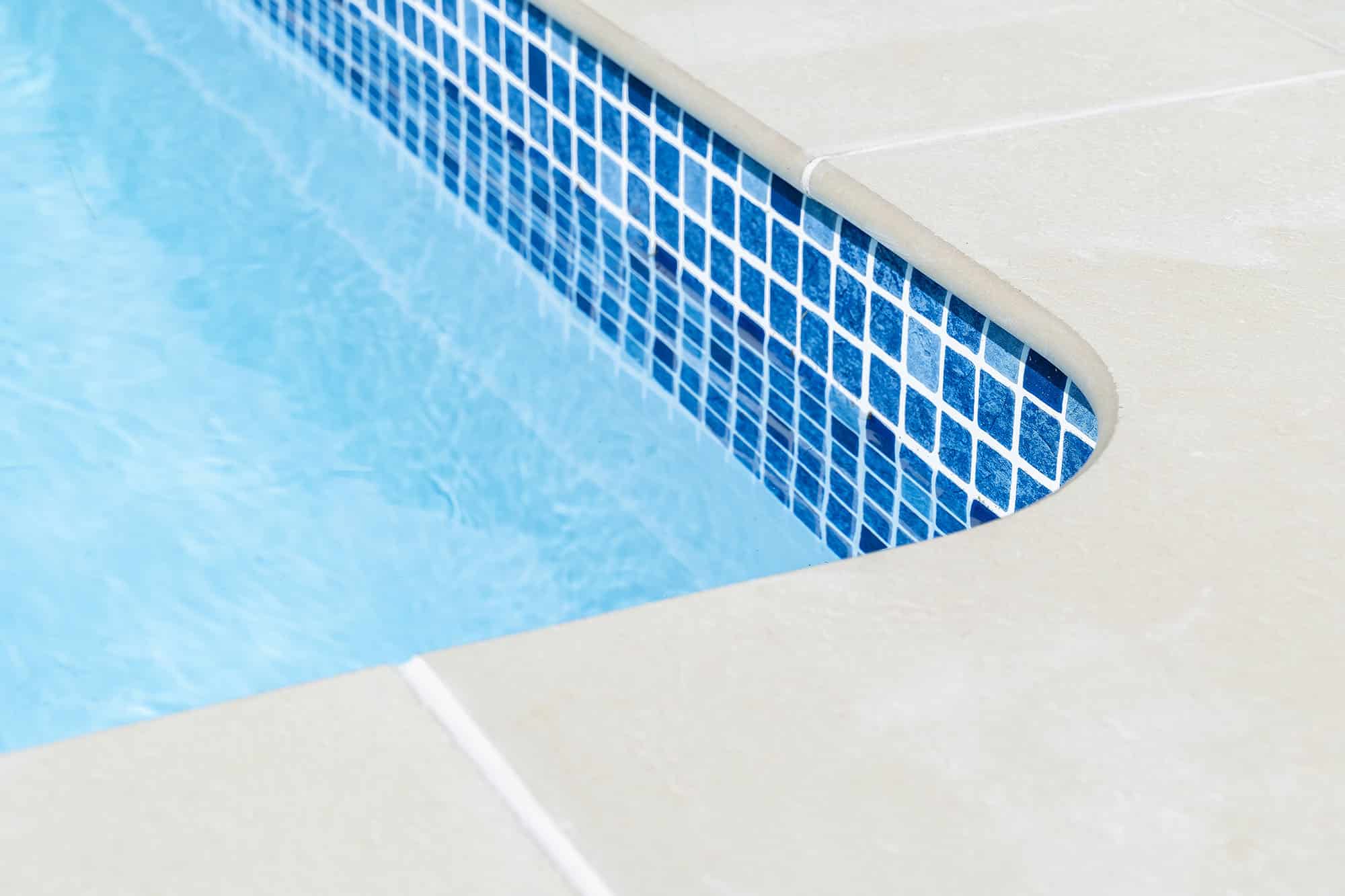 Dune Cream porcelain swimming pool - Stoneworld Oxfordshire