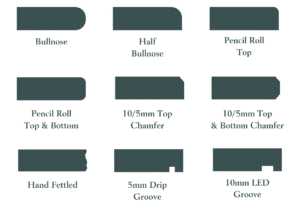 What Edge Profile can I have on Stone? - Stoneworld