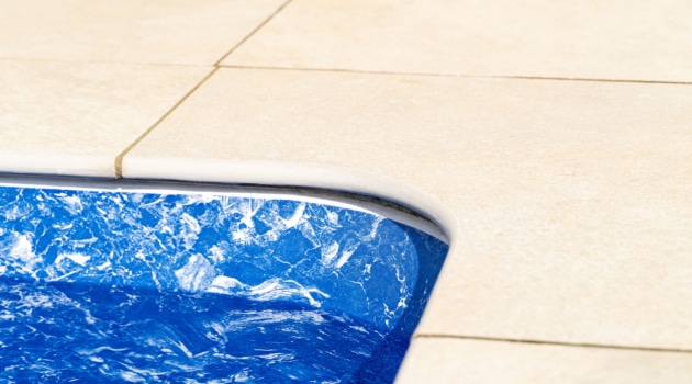 Eshott Beige Porcelain Pool Copings | Stoneworld Oxfordshire